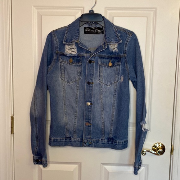 Criminal Damage | Jackets & Coats | Criminal Damage Denim Jacket Xs ...